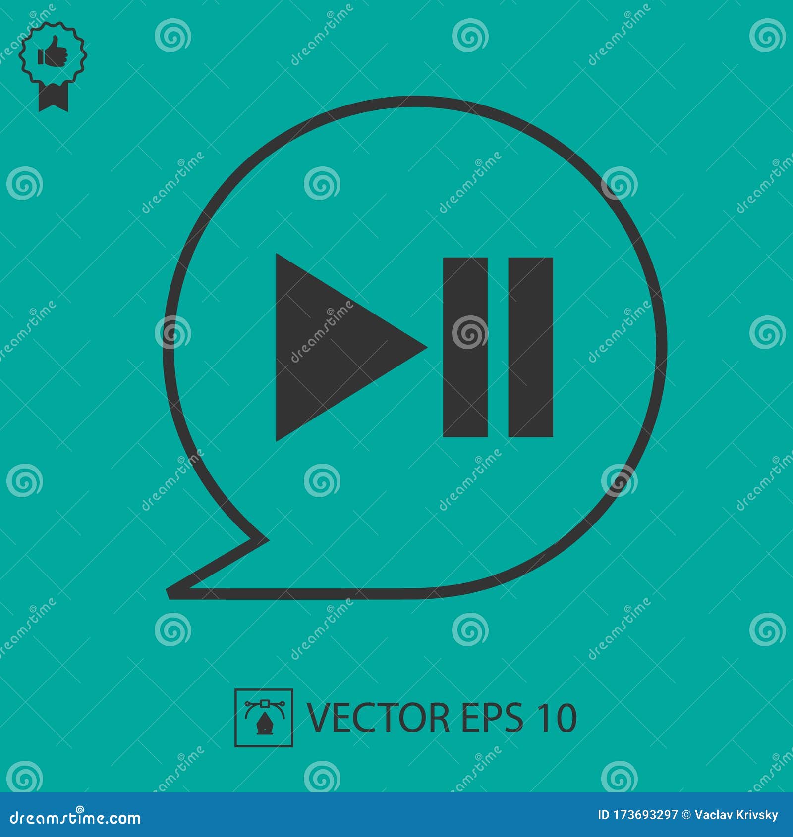 Play Pause Vector Icon. Vector Illustration EPS 10 Stock Vector ... Play Pause Vector Icon. Vector Illustration EPS 10 Stock Vector ...