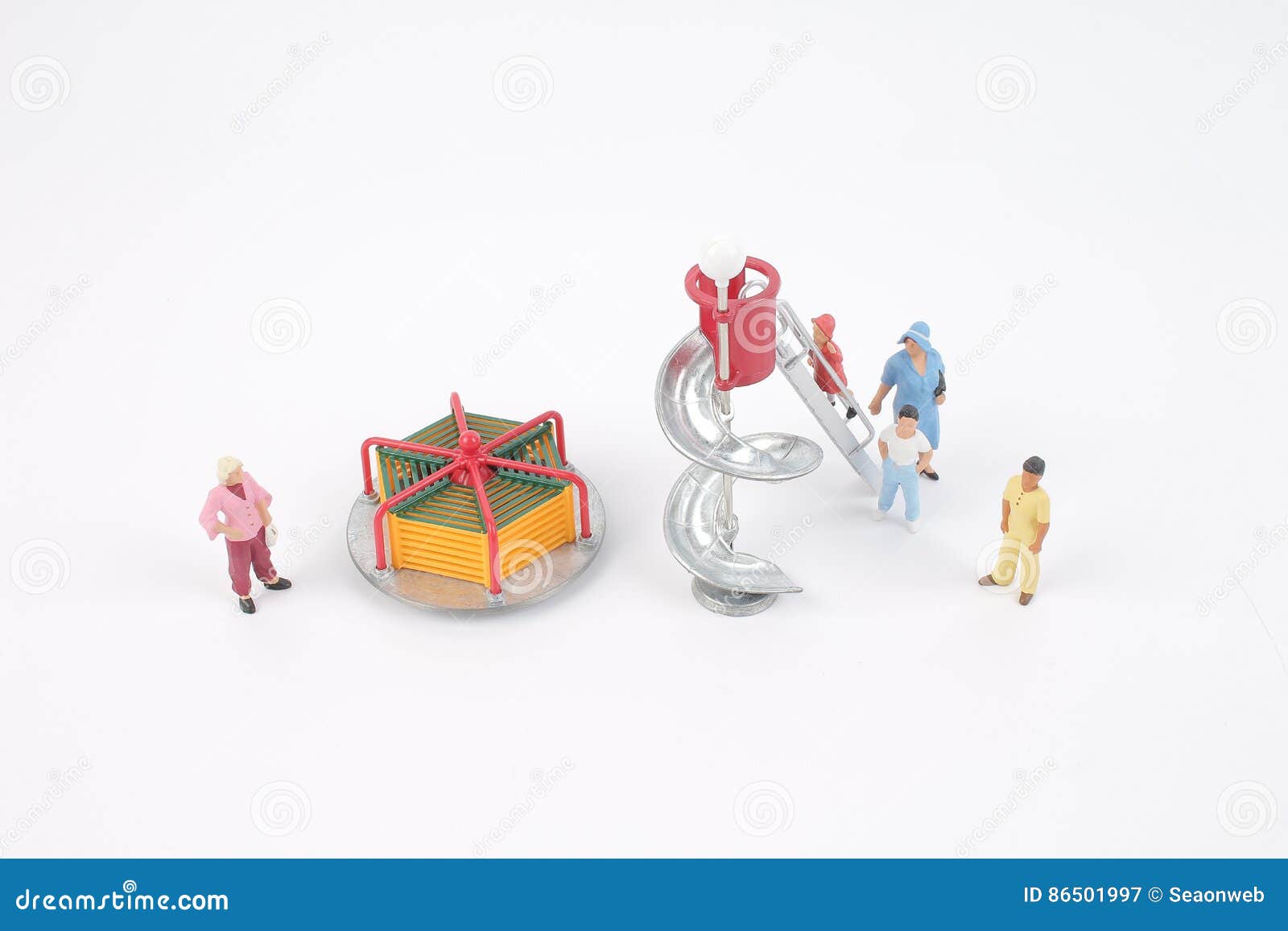 Play at Playground Park Outdoor Figure Stock Image - Image of ...