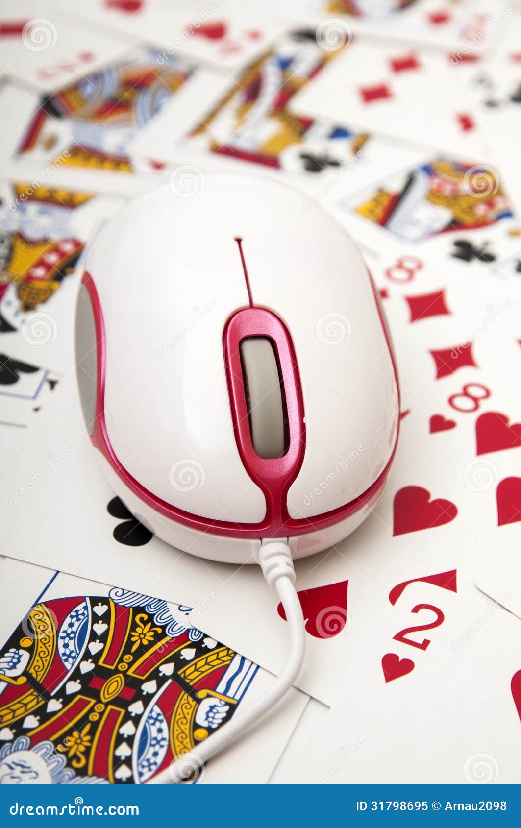 Play poker on the computer stock image. Image of online - 31798695