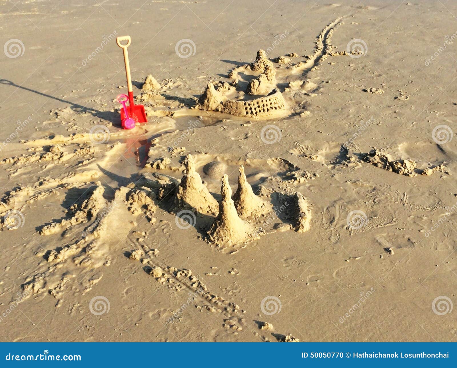 Play Sand Pile Construction Stock Photo - Image of piles, play: 50050770