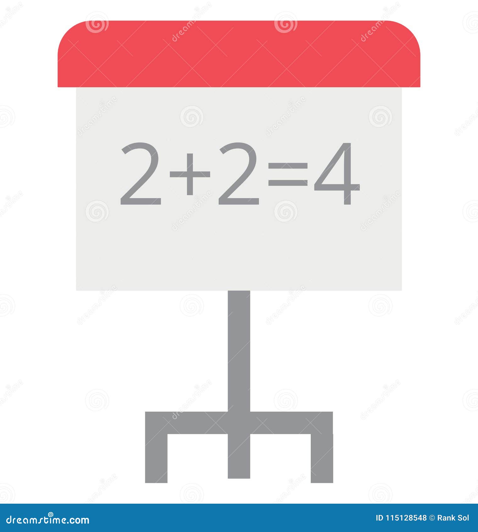 Play School Math Isolated Color Vector Icon Stock Vector - Illustration ...