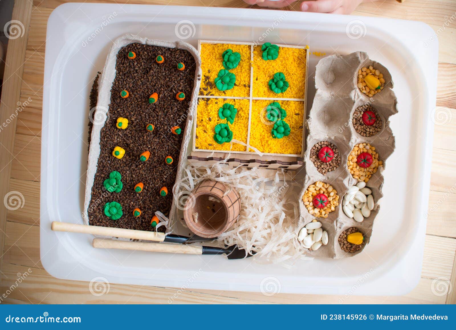 Play Sensor Box for Kids, Touch Box Stock Photo - Image of development ...