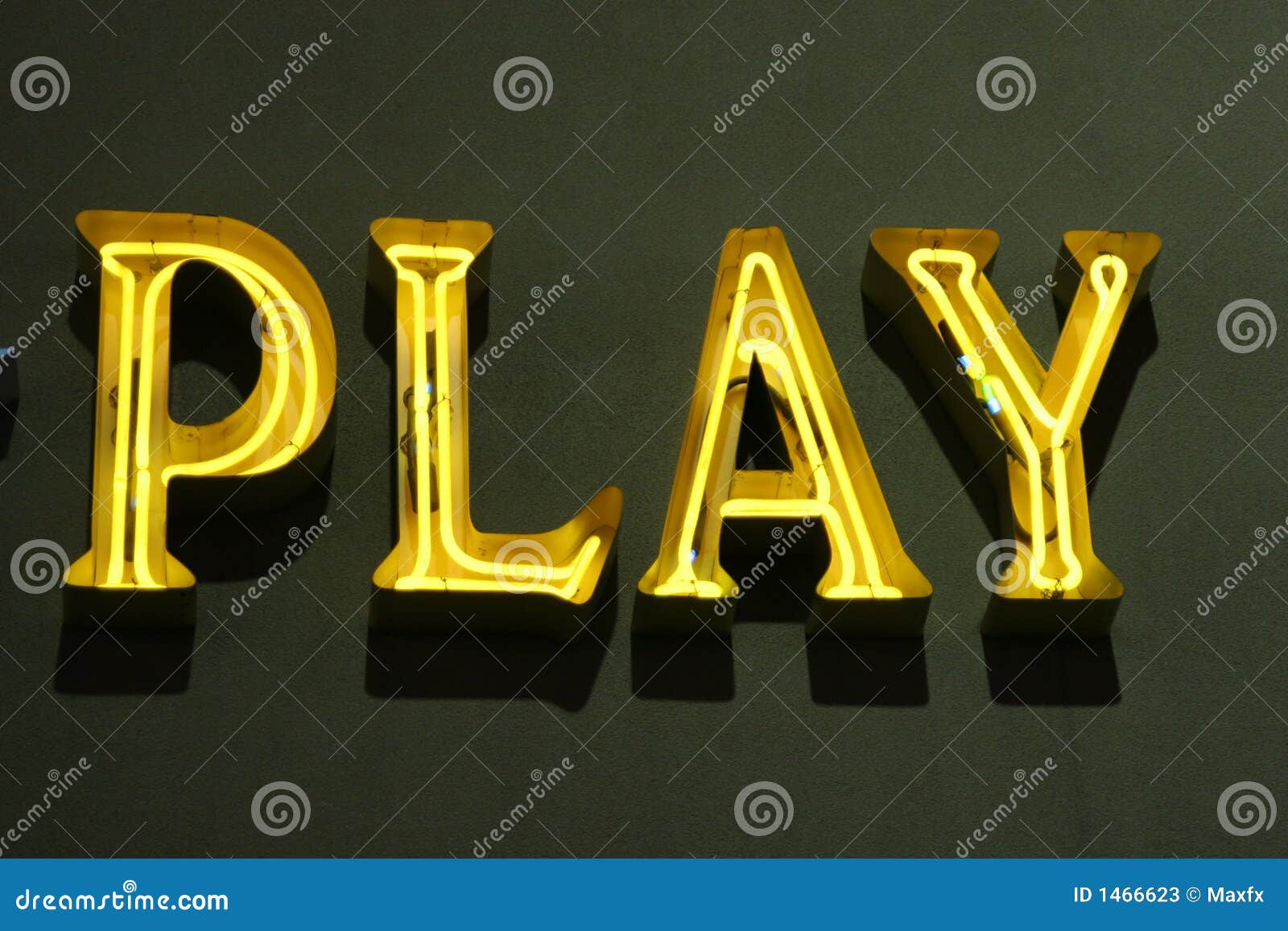 Play sign neon lights stock image. Image of roulette, bright - 1466623