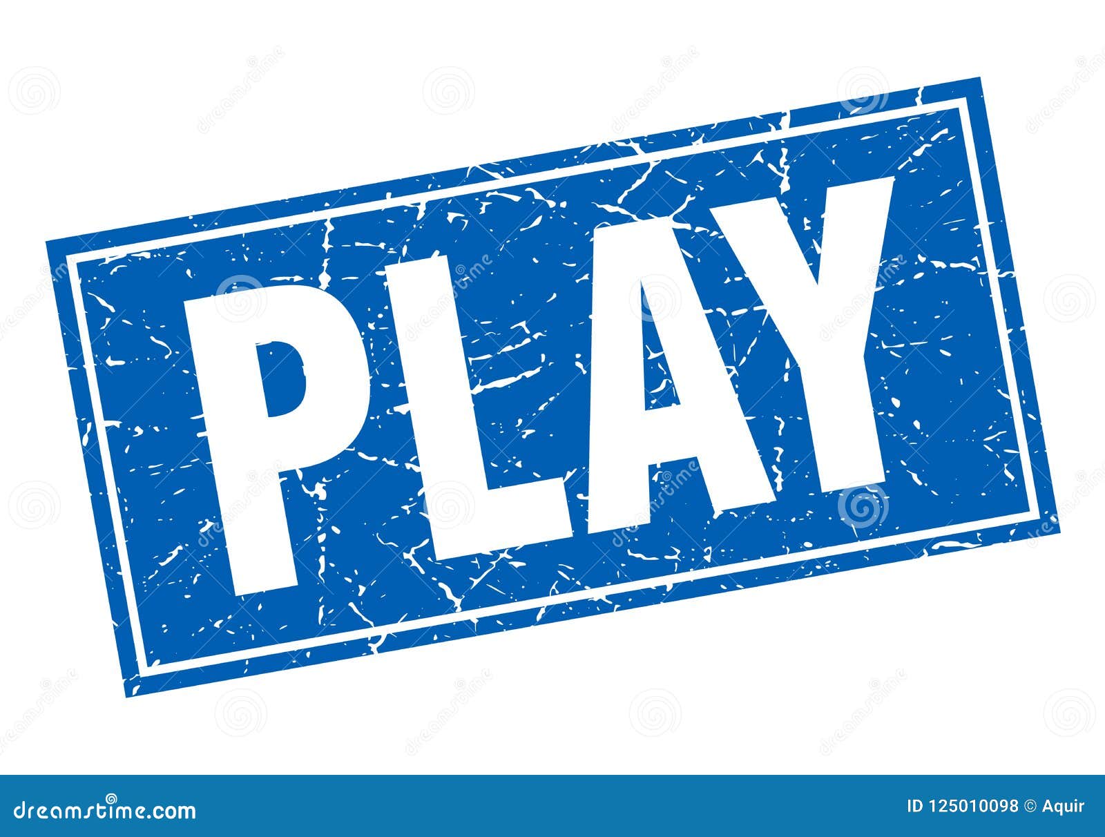 Play stamp stock vector. Illustration of vector, textured - 125010098