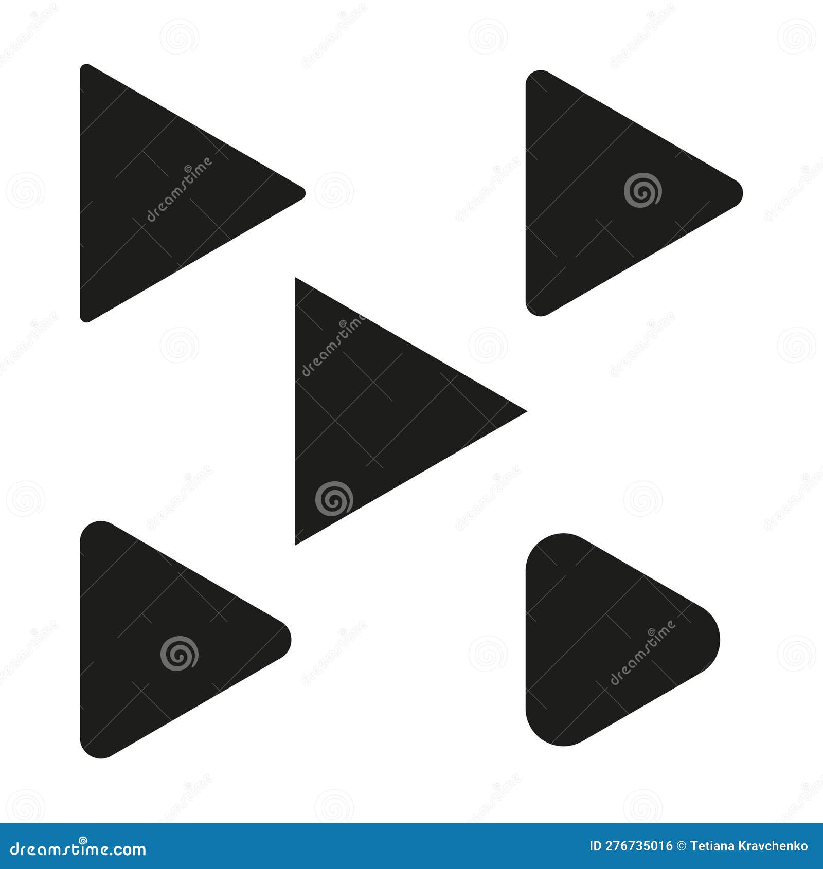 Play, Start Button Icon. Vector Illustration Stock Vector ...