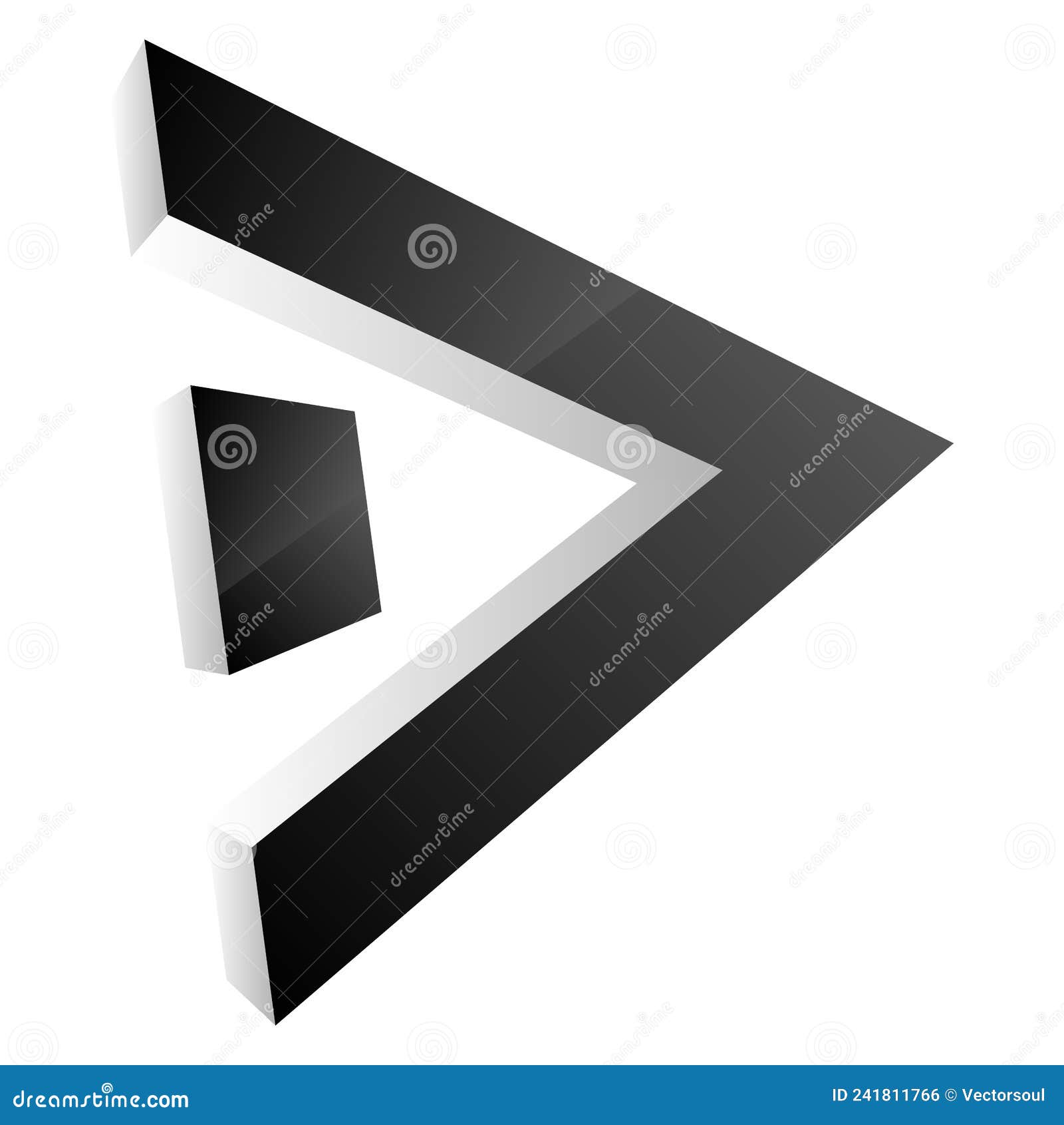 Play, Start Button Icon Vector Illustration Stock Vector - Illustration ...