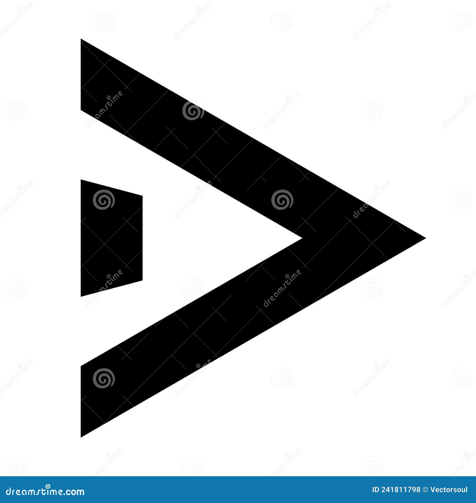 Play, Start Button Icon Vector Illustration Stock Vector - Illustration ...