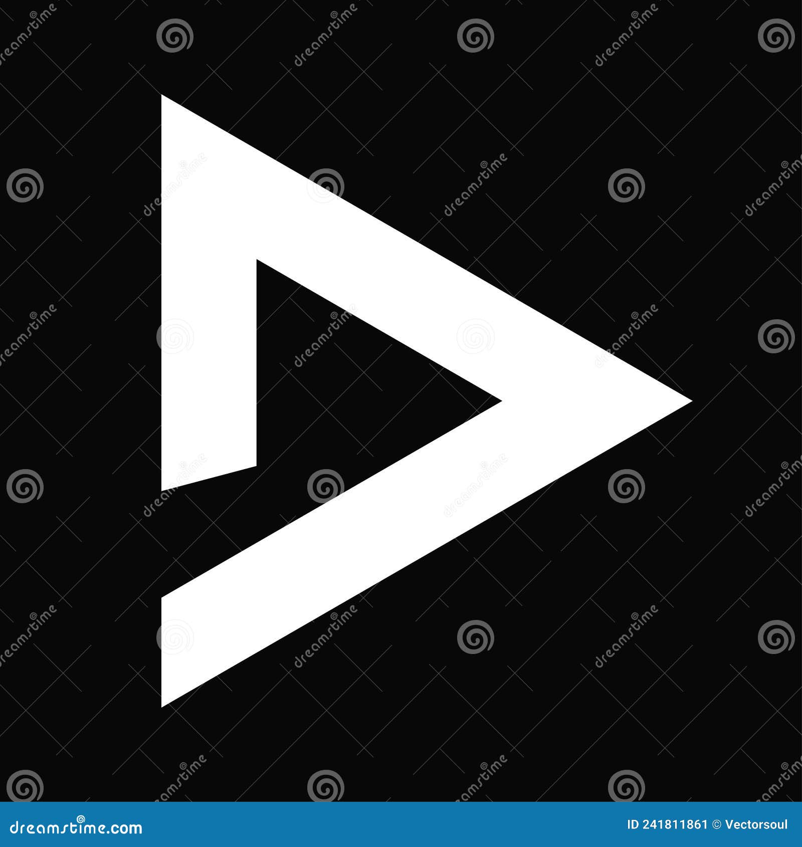 Play, Start Button Icon Vector Illustration Stock Vector - Illustration ...