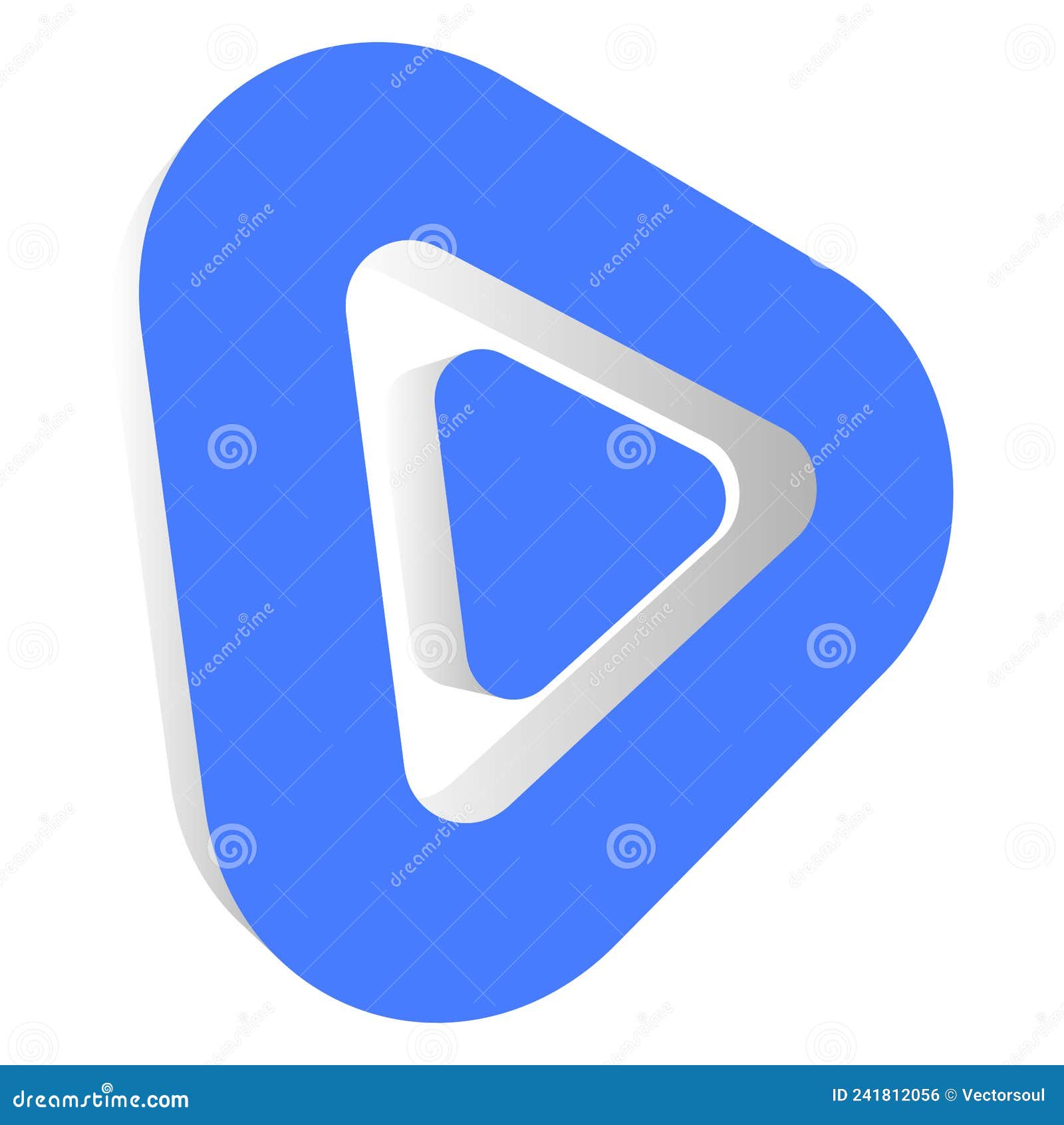 Play, Start Button Icon Vector Illustration Stock Vector - Illustration ...