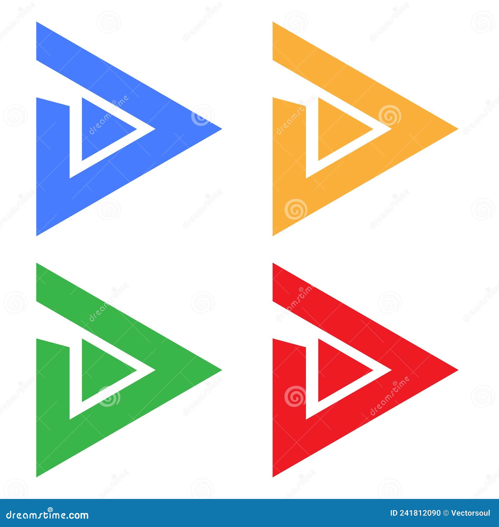 Play, Start Button Icon Vector Illustration Stock Vector - Illustration ...