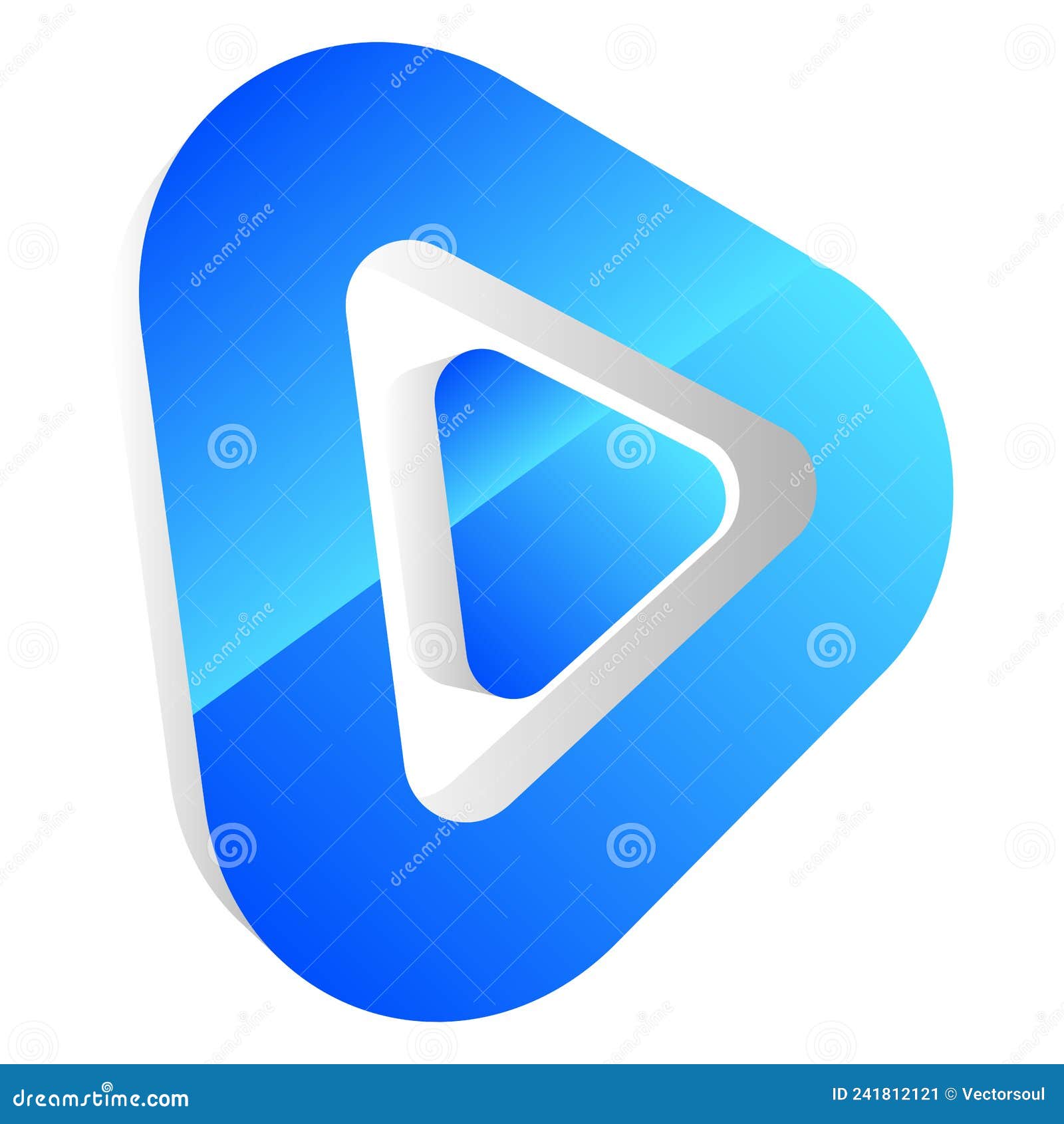 Play, Start Button Icon Vector Illustration Stock Vector - Illustration ...