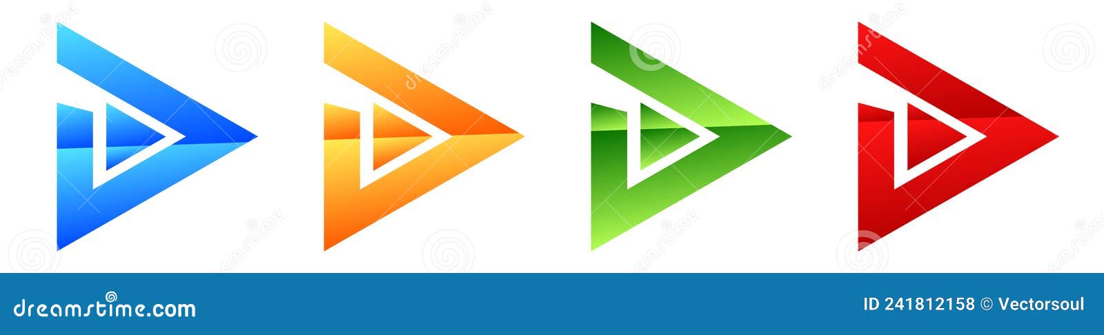 Play, Start Button Icon Vector Illustration Stock Vector - Illustration ...