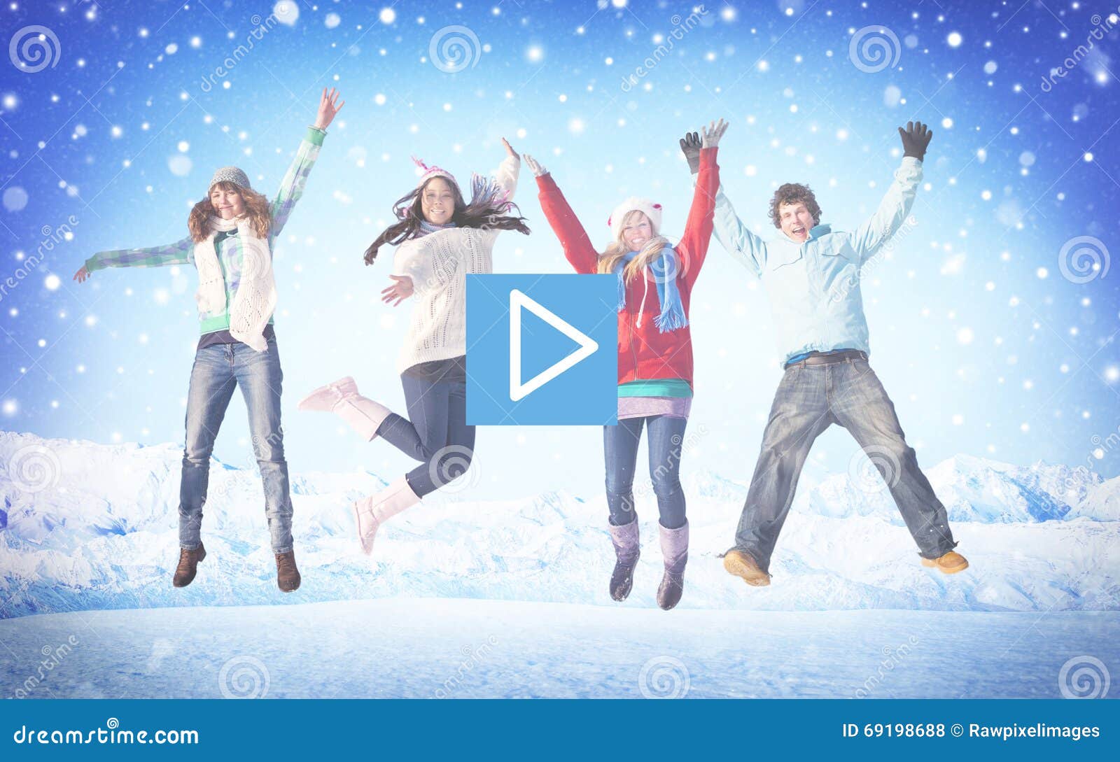 Play Start Button Multimedia Concept Stock Photo - Image of casual ...