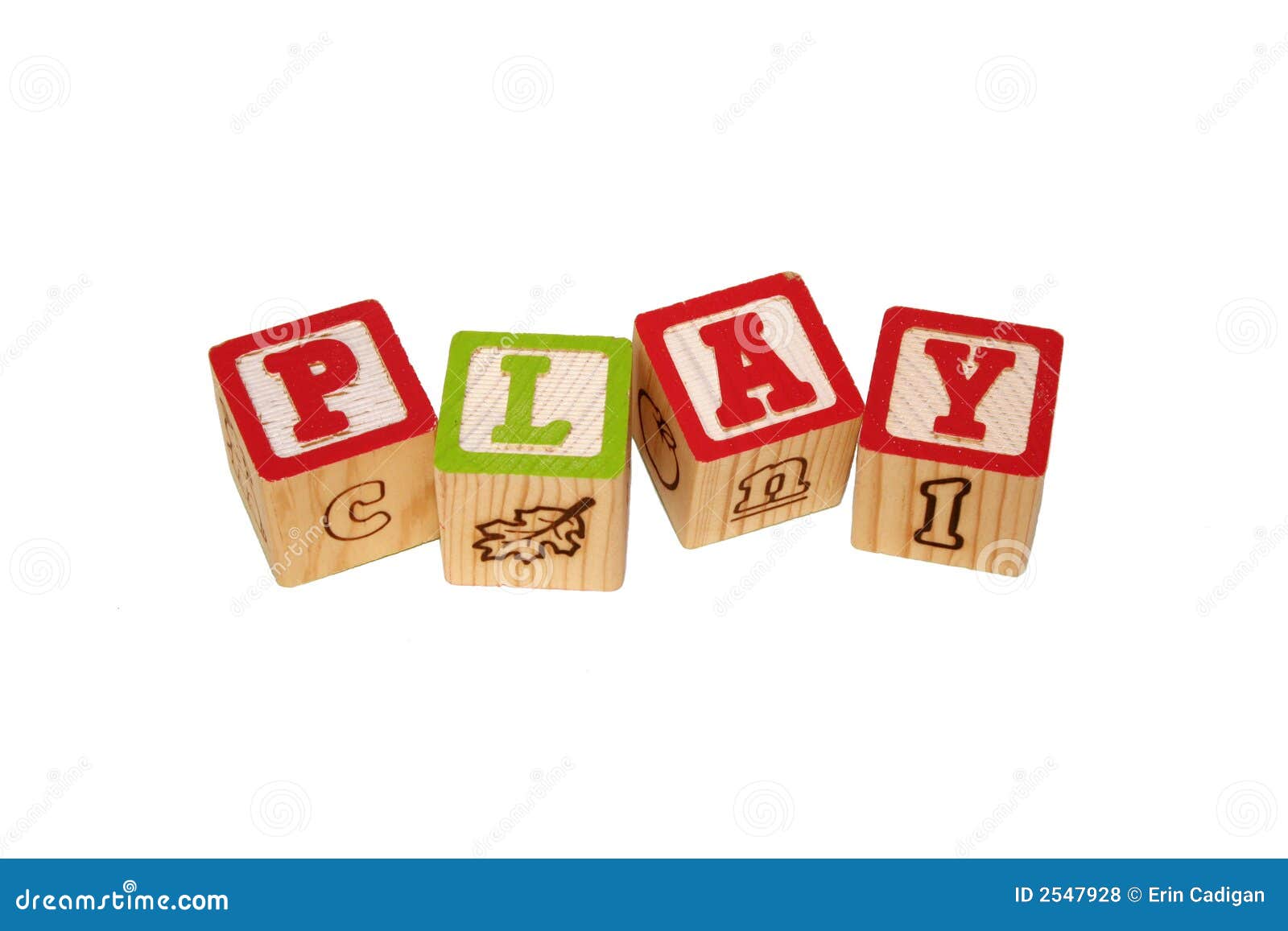 Play Time Blocks Isolated on White Stock Photo - Image of child, back ...