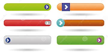 Play web buttons stock vector. Illustration of gradient - 15310904