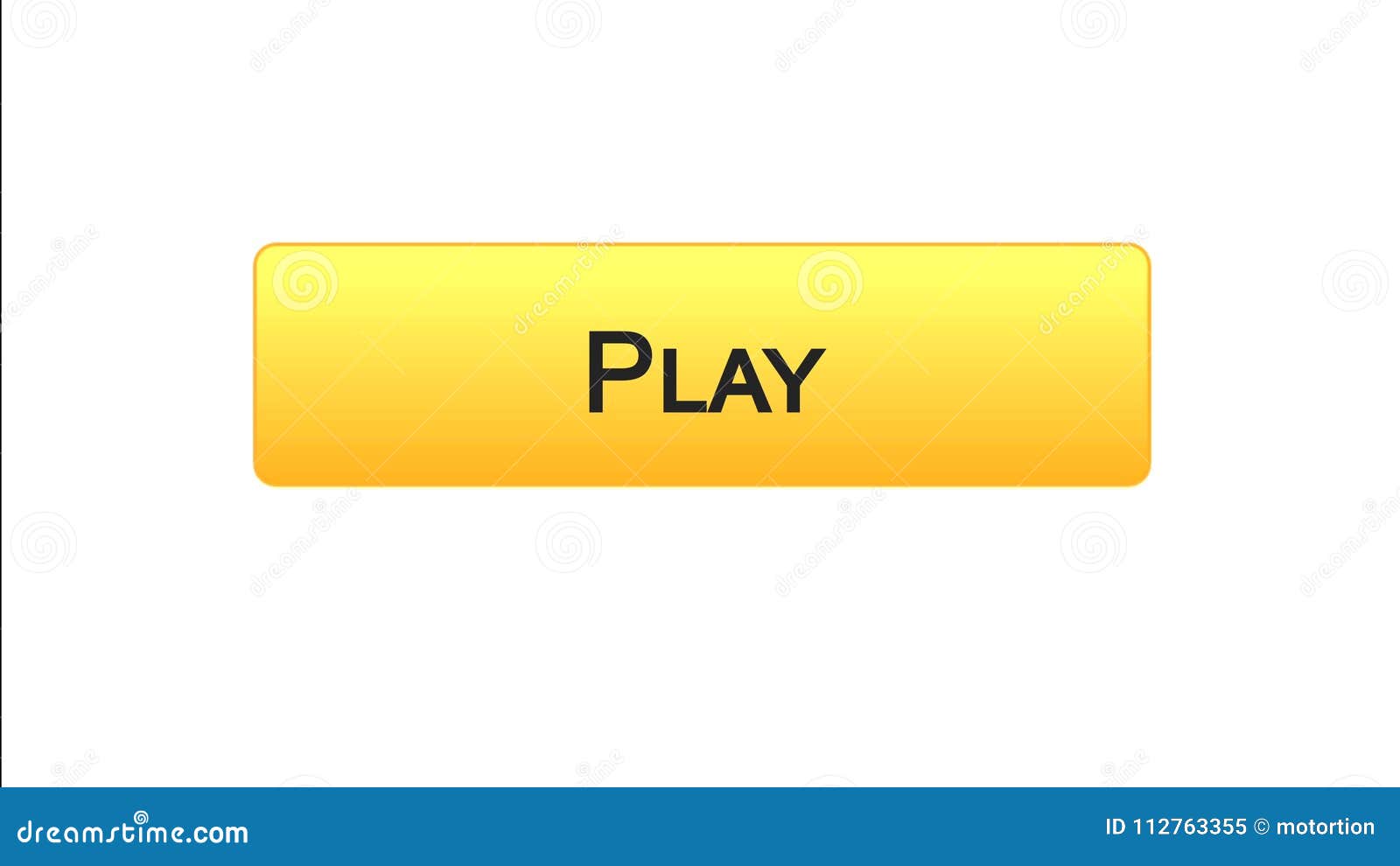 Play Web Interface Button Orange Color, Online Game Application, Video ...