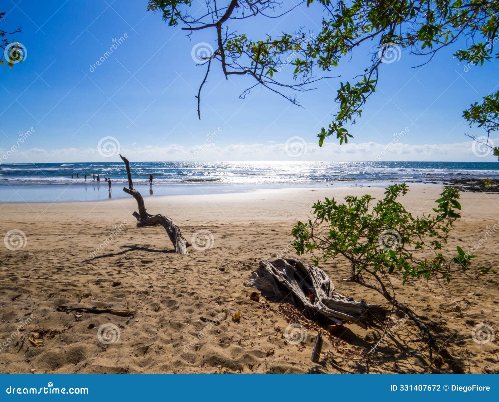 Playa Avellanas, Guanacaste, Costa Rica Stock Photo - Image of island ...