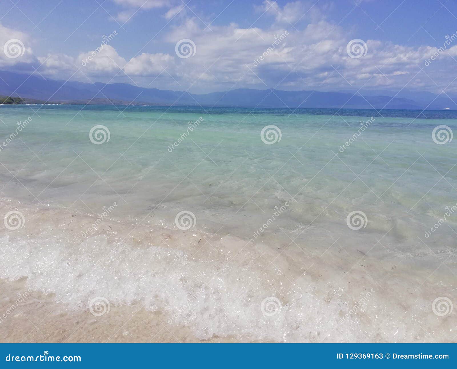 Playa Blanca stock image. Image of playa, azua, beach - 129369163