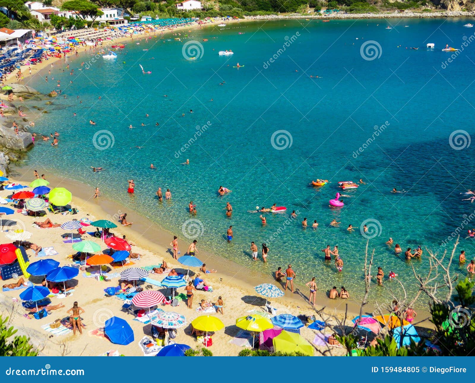 Playa Cavoli, Isla Elba, Toscana, Italia Imagen editorial - Imagen de ...
