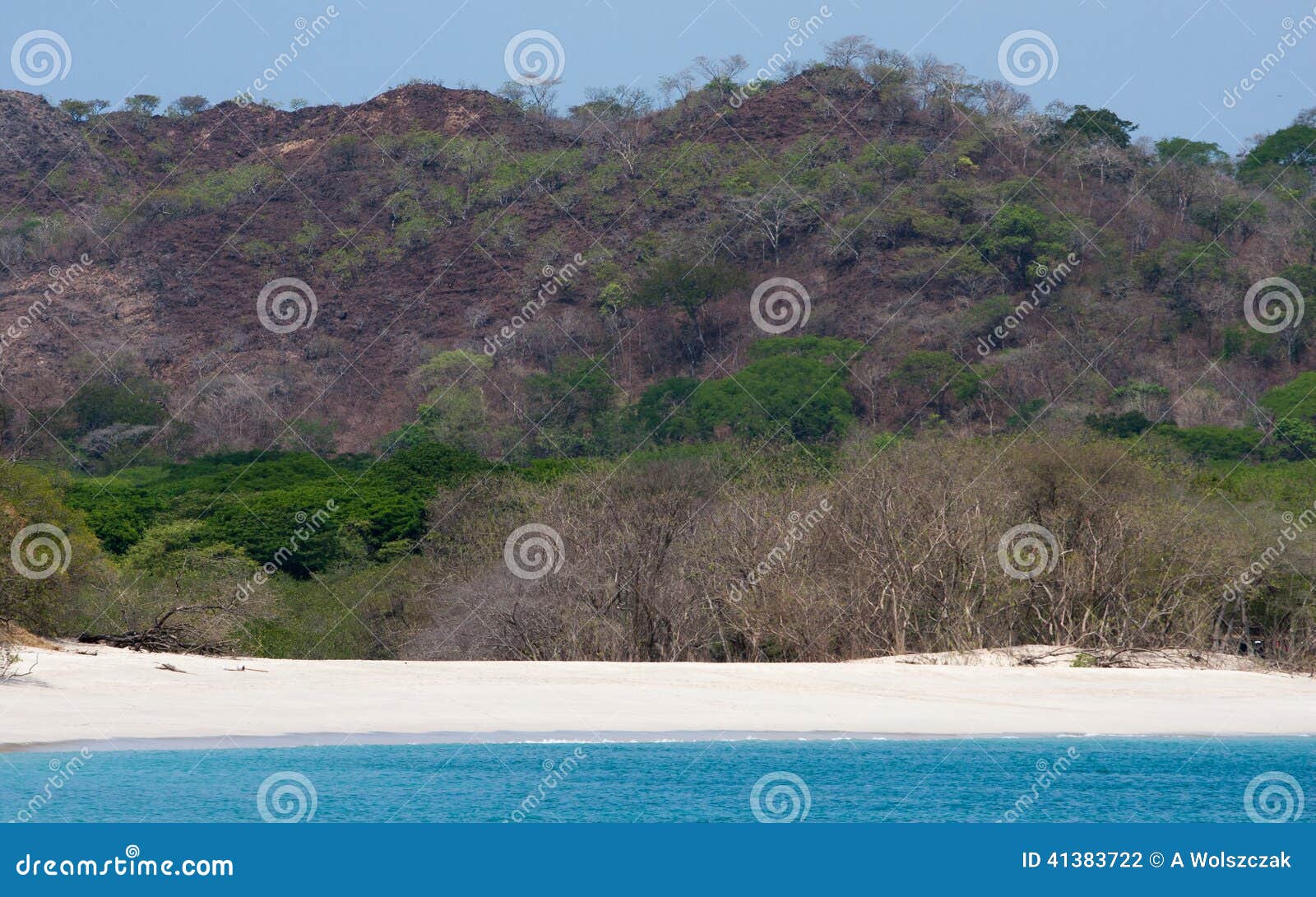 Playa Conchal Beach in Costa Rica Stock Photo - Image of island ...