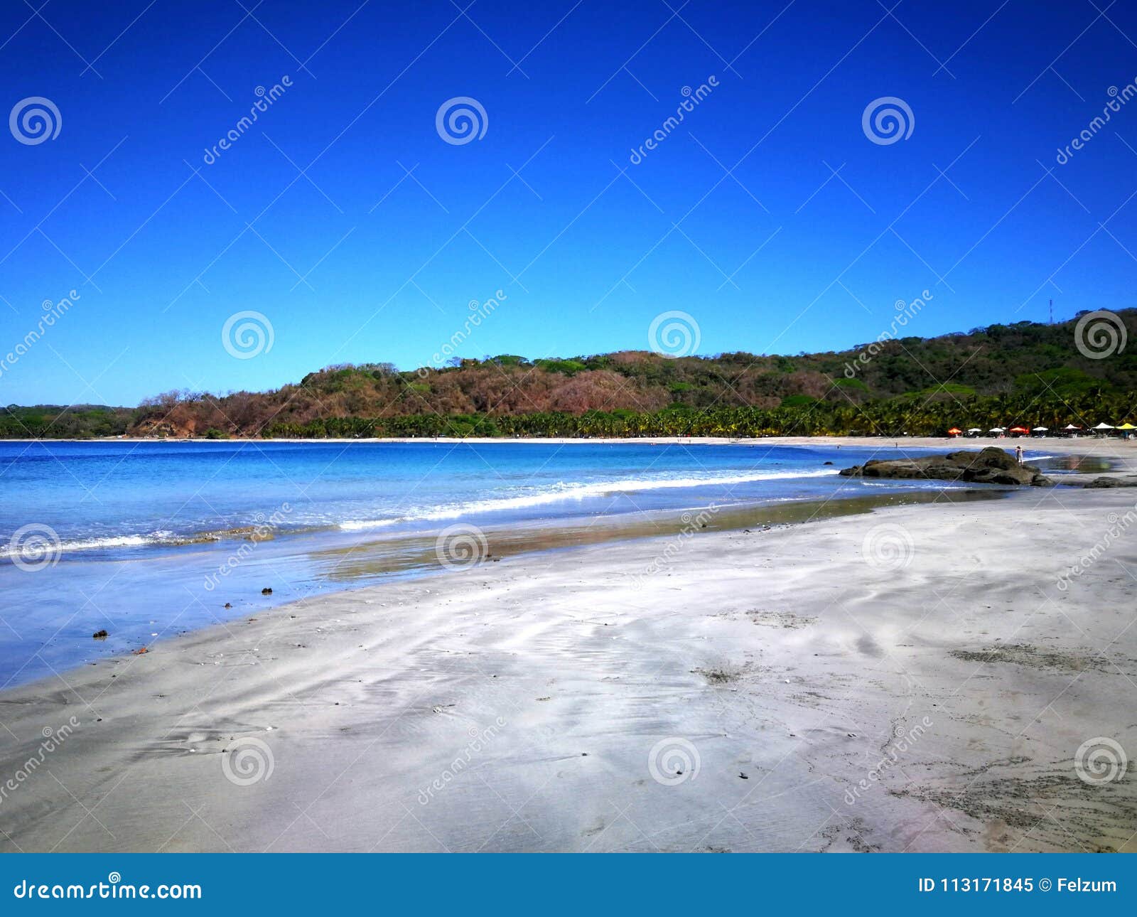 Playa De Carrillo Guanacaste, Costa Rica Imagen de archivo - Imagen de ...