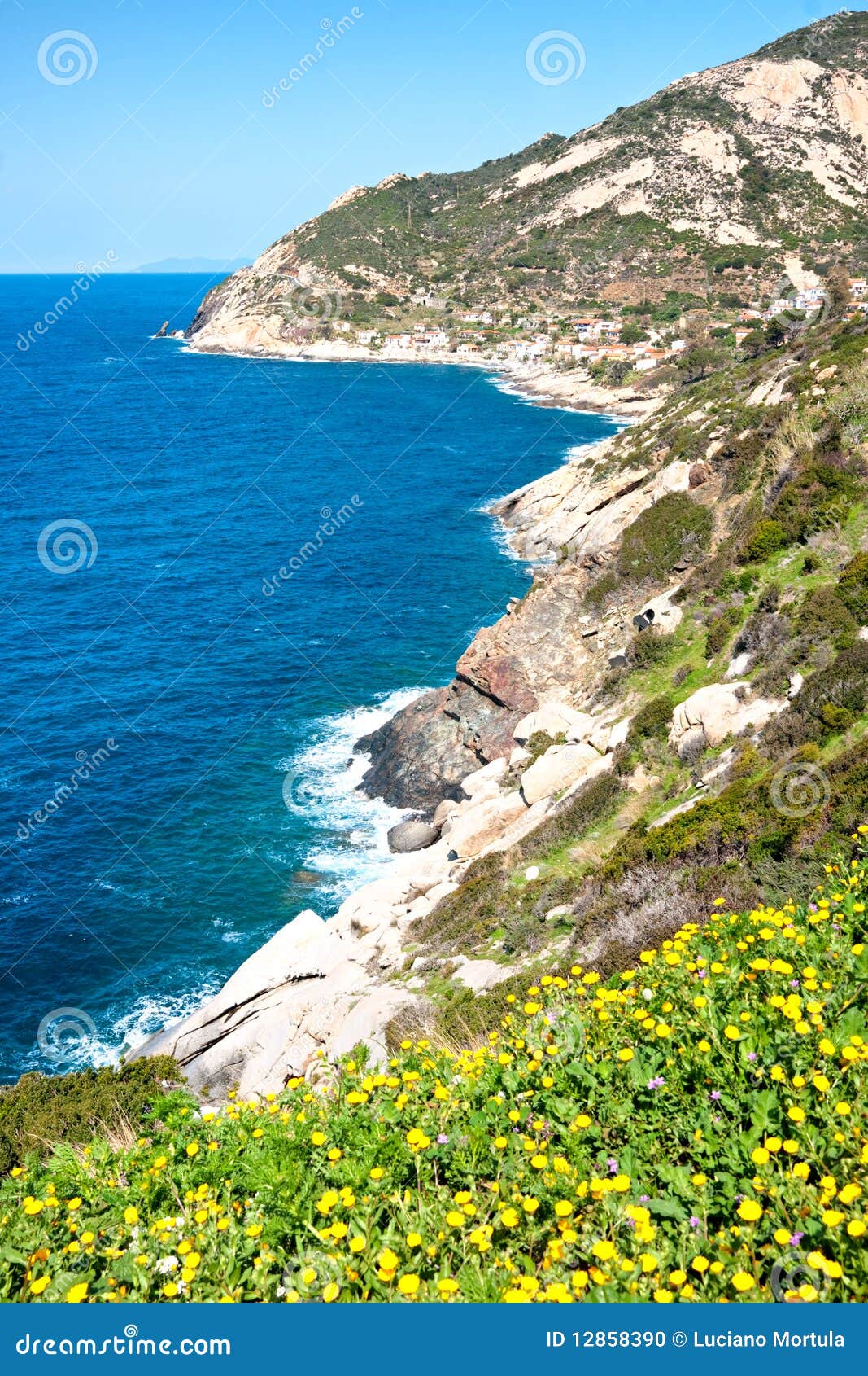 Playa De Cavoli, Isla De Elba, Italia Foto de archivo - Imagen de ...