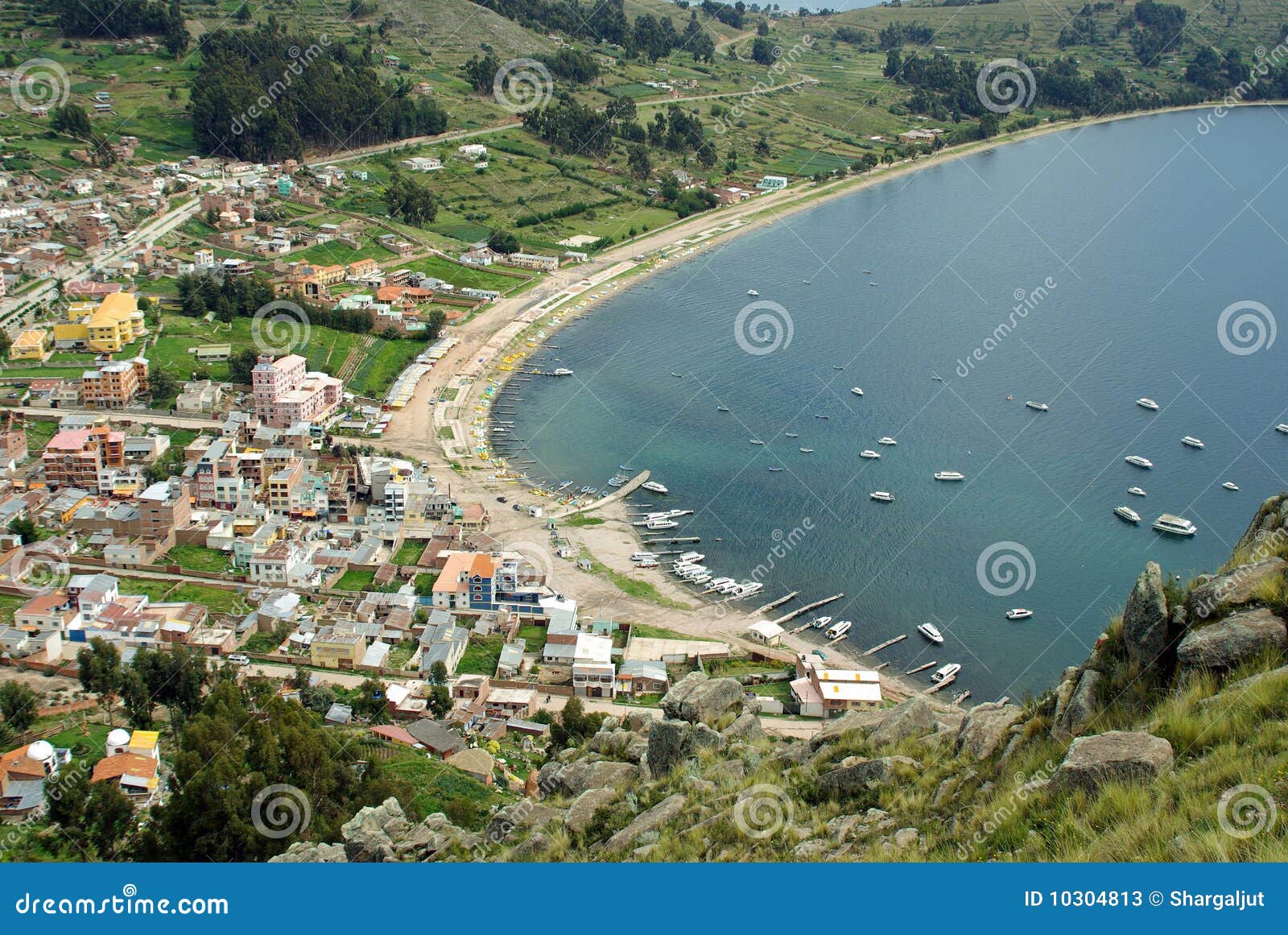 Playa De Copacabana - Bolivia Imagen de archivo - Imagen de bolivia ...
