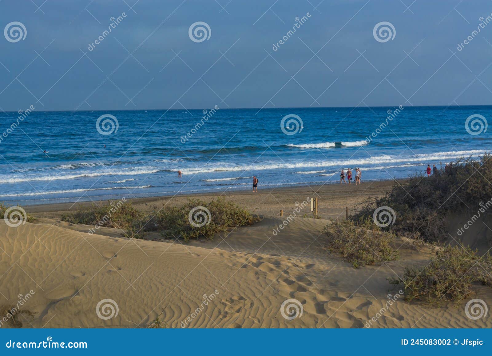 Playa de dunas costeras foto de archivo. Imagen de imposible - 245083002