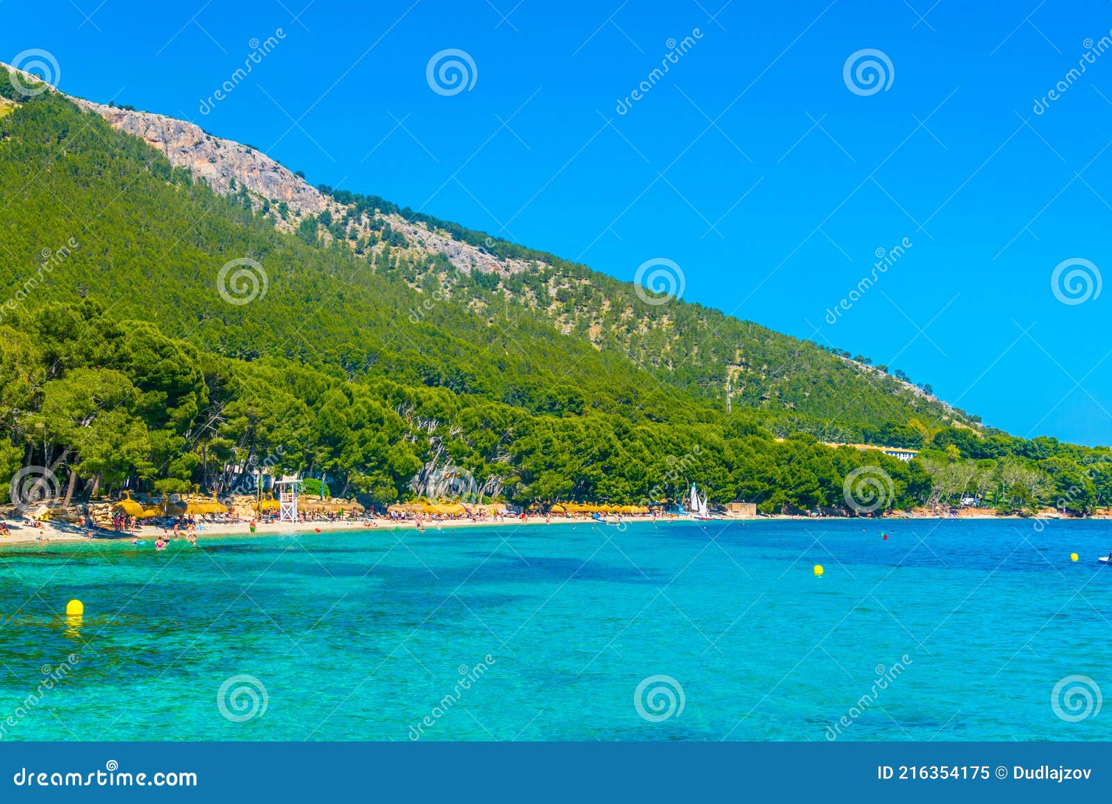 Playa De Formentor, Mallorca, Spain Editorial Image - Image of outdoor ...