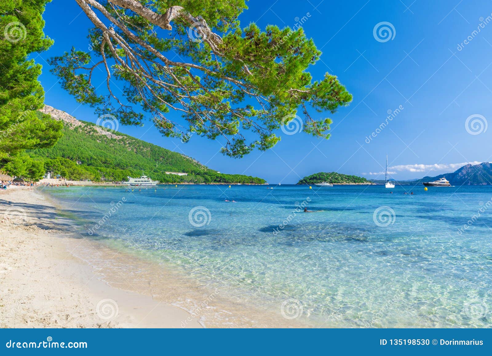Playa De Formentor, Palma Mallorca Fotografia Stock - Immagine di ...