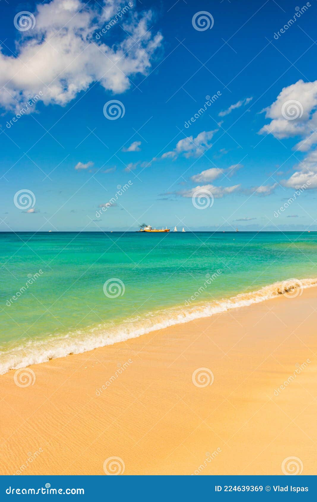 Playa De La Isla De Barbados Caribe Imagen de archivo - Imagen de playa ...