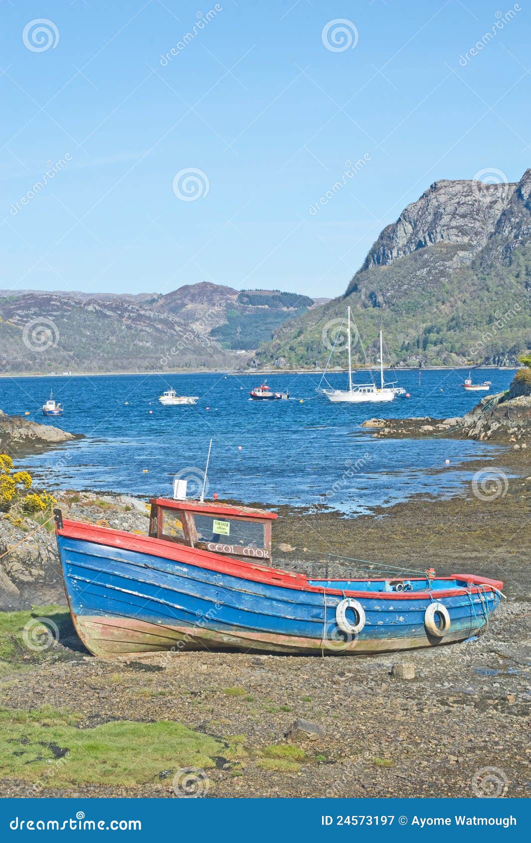 Playa De La Ripia En Plockton Fotografía editorial - Imagen de turismo ...