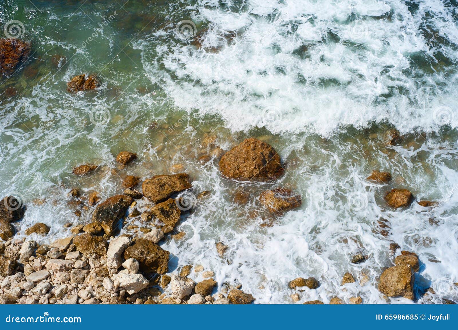 Playa De La Roca Del Mar Fondo Imagen de archivo - Imagen de océano ...