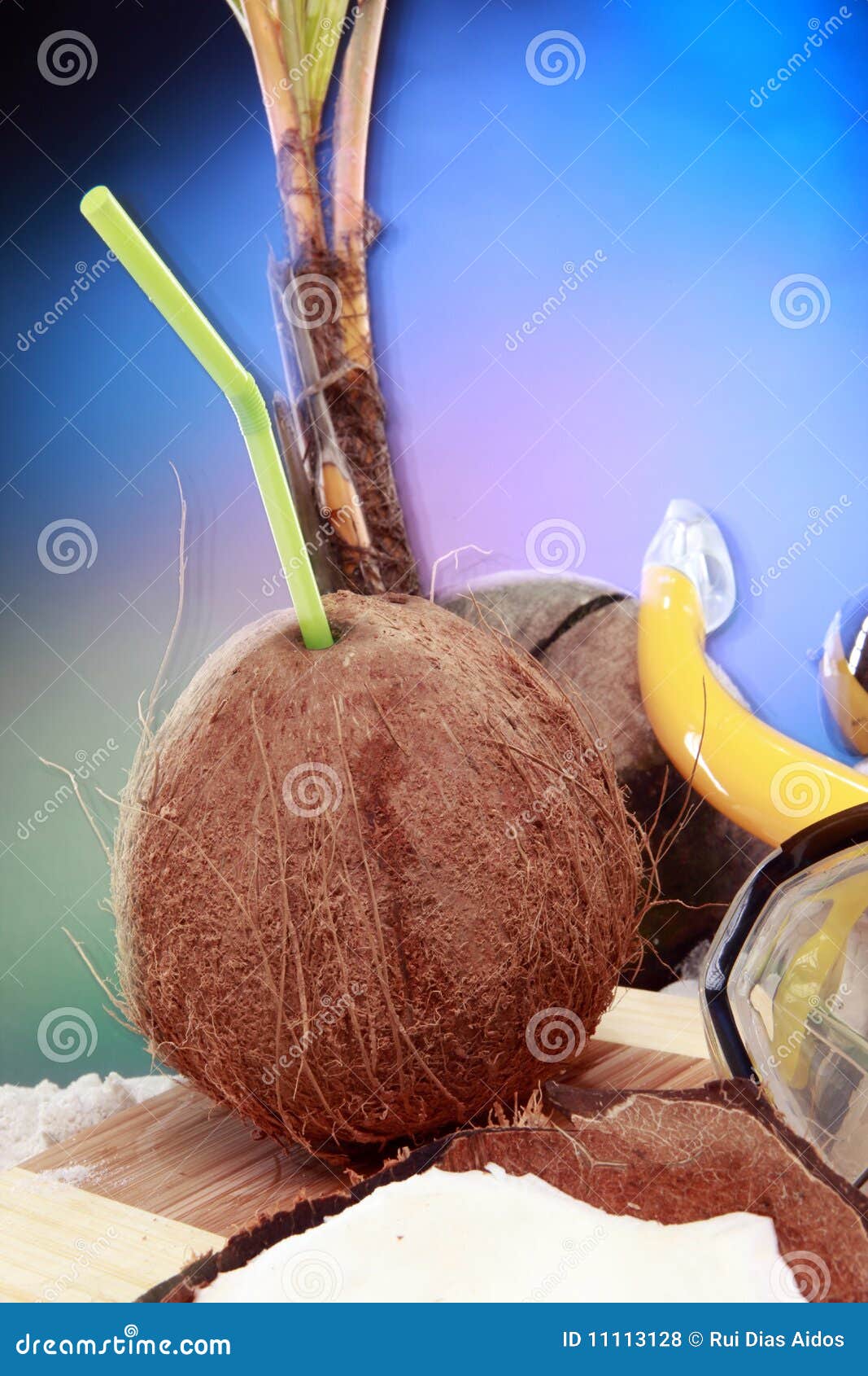 Playa de los Cocos foto de archivo. Imagen de azul, colorido - 11113128