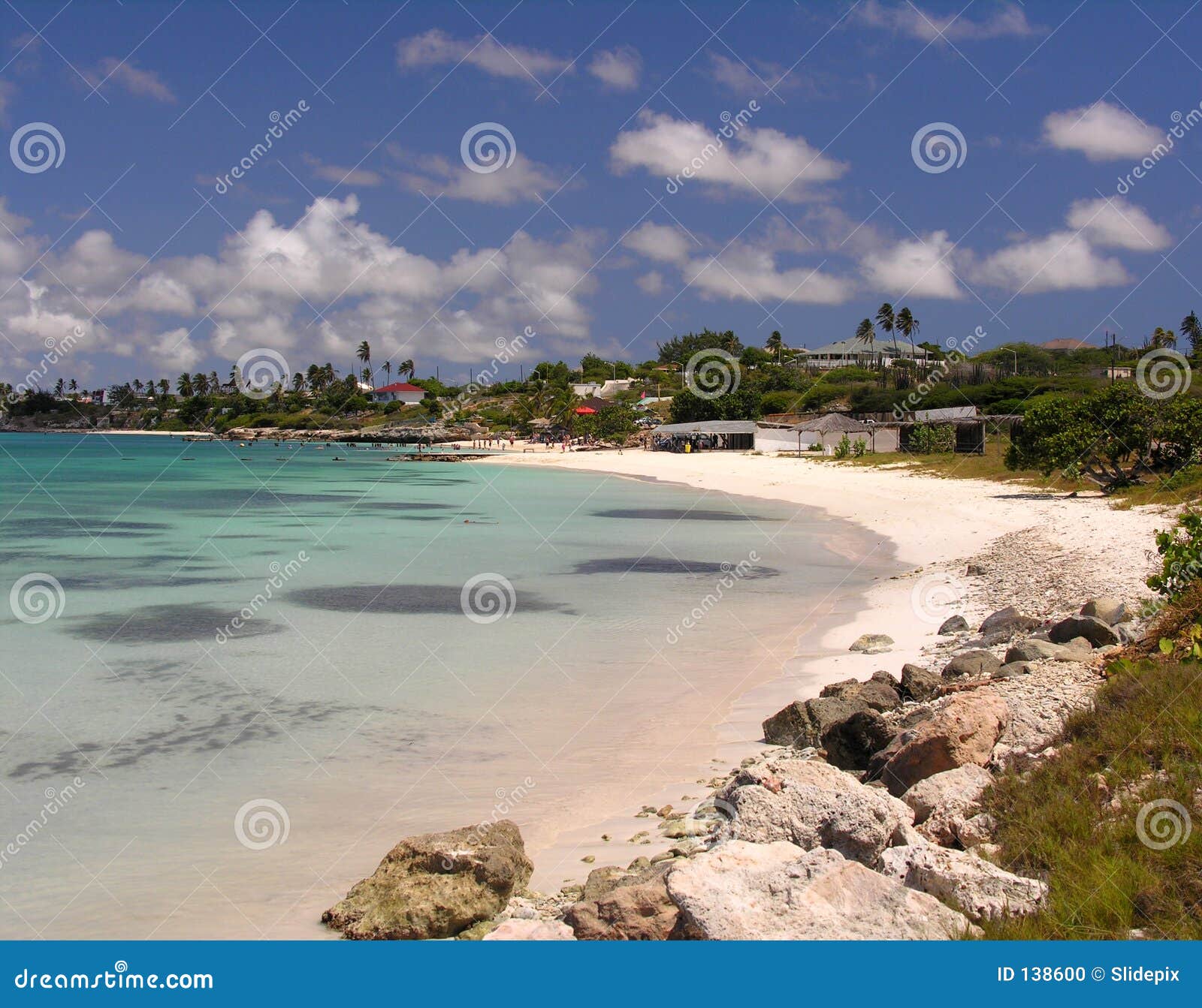 Playa de los Cocos foto de archivo. Imagen de turquesa - 138600