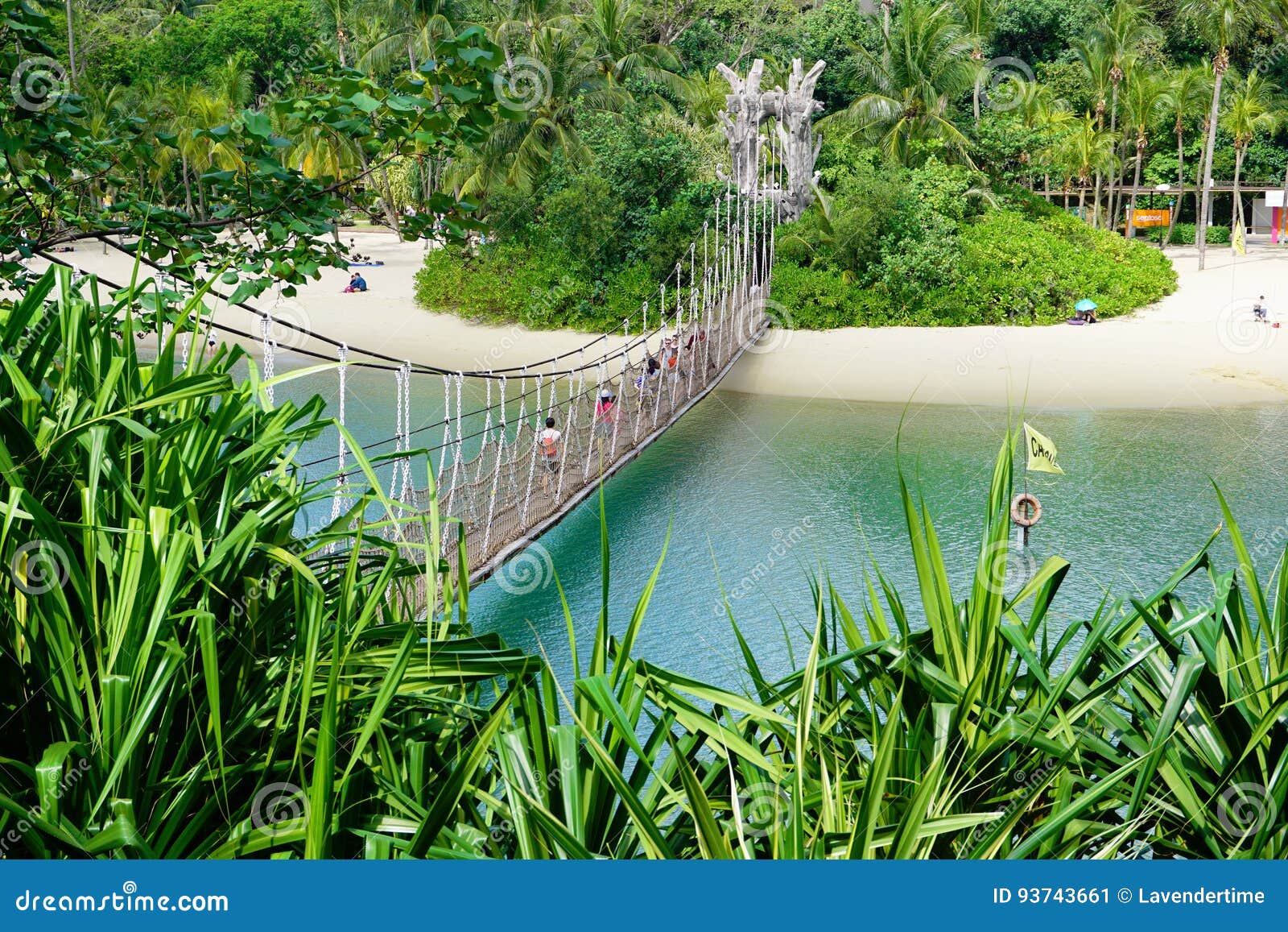 Playa De Palawan De La Isla De Sentosa Foto editorial - Imagen de ...