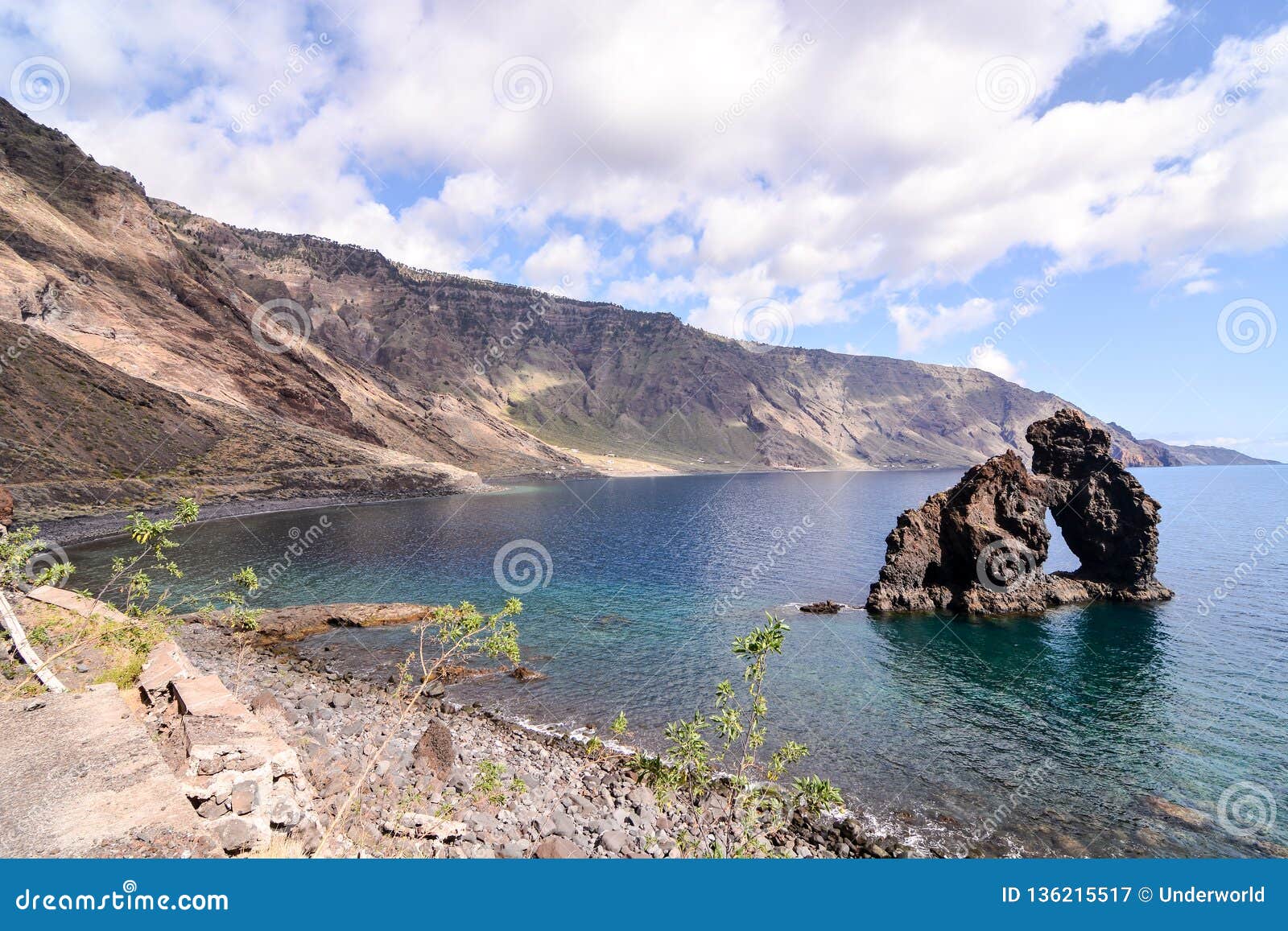 Playa De Roque De Bonanza En El EL Hierro Imagen de archivo - Imagen de ...