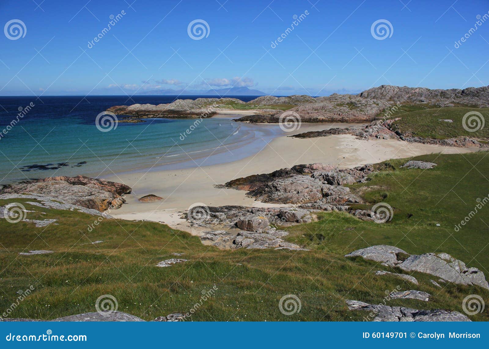 Playa De Torastan, Isla De Coll Imagen de archivo - Imagen de escocia ...