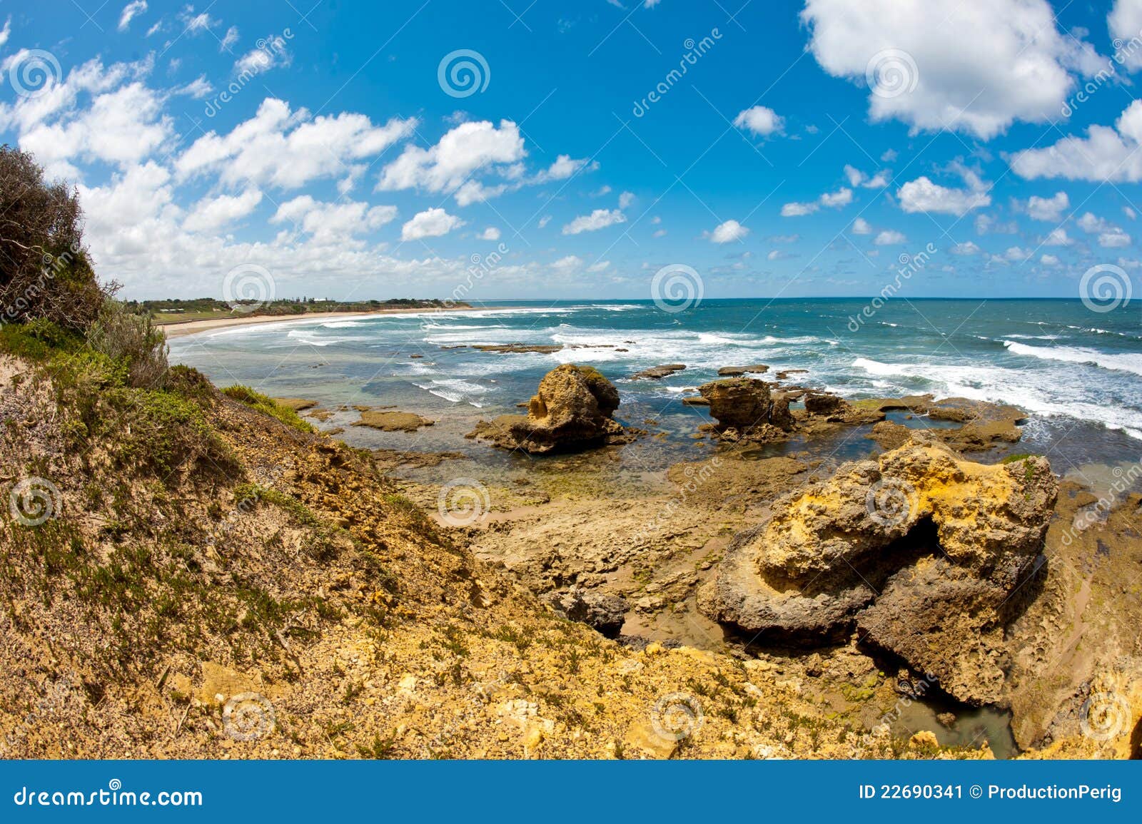 Playa De Torquay - Australia Imagen de archivo - Imagen de travieso ...