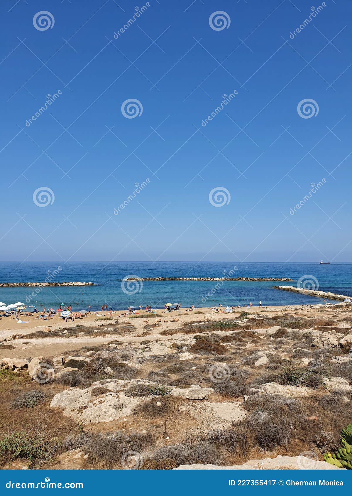 Playa De Venus Cerca De Paphos Cyprus Imagen de archivo - Imagen de ...