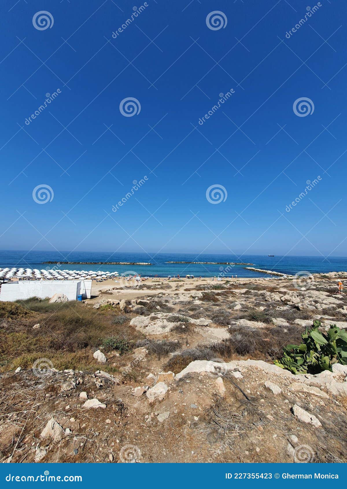 Playa De Venus En Paphos Cyprus Imagen de archivo - Imagen de lugares ...