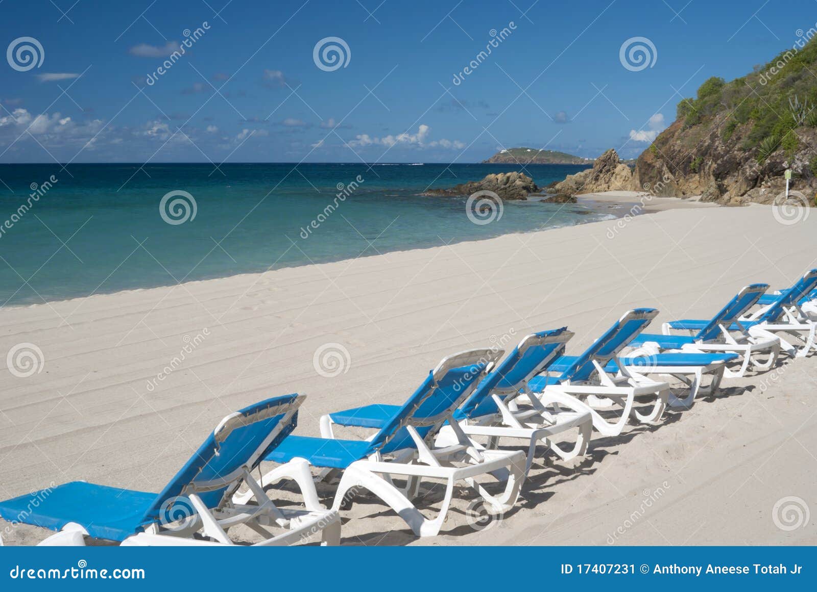 Playa del St Thomas imagen de archivo. Imagen de nadie - 17407231