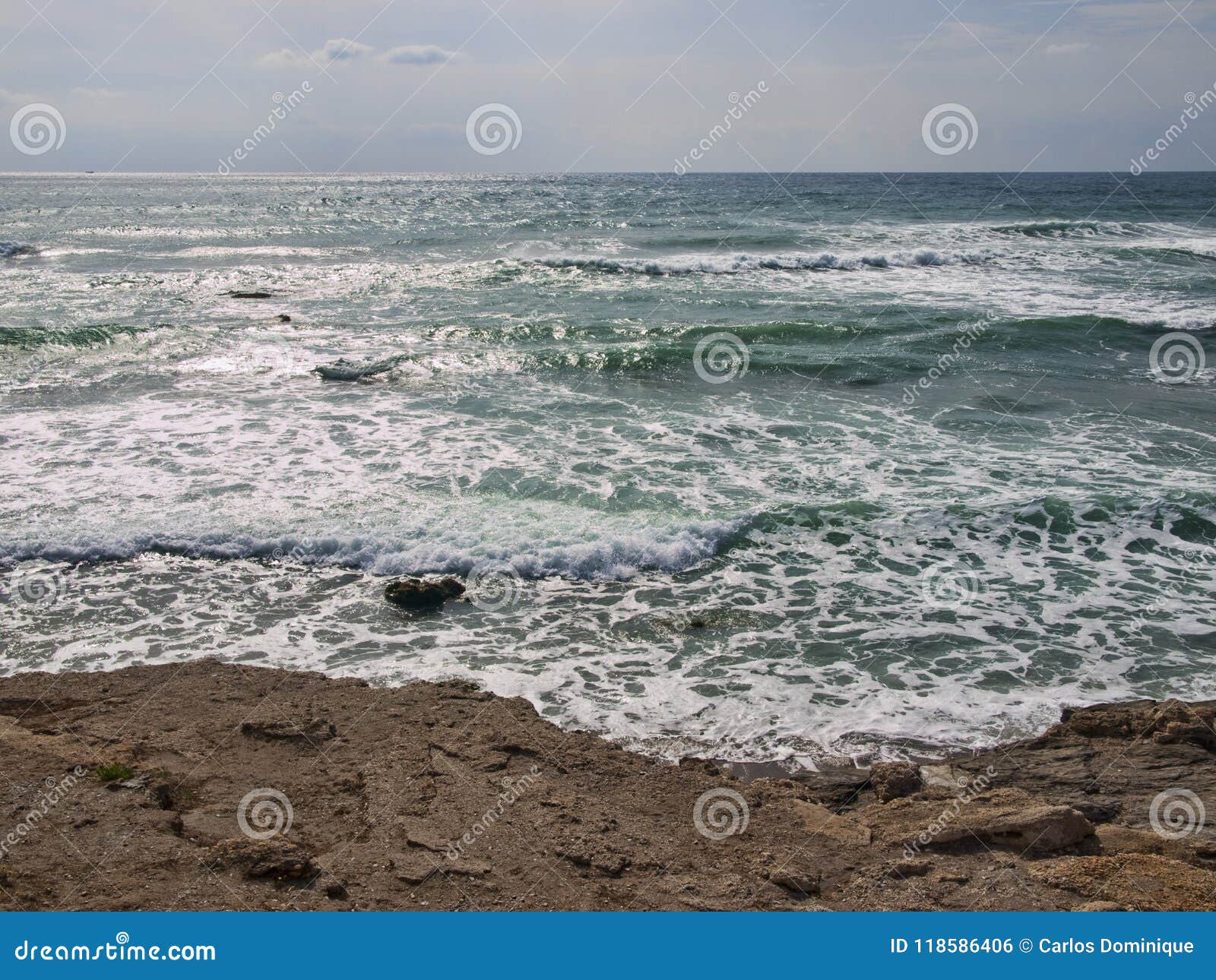 Playa En El Pueblo Indalo Mojacar Foto de archivo - Imagen de hermoso ...