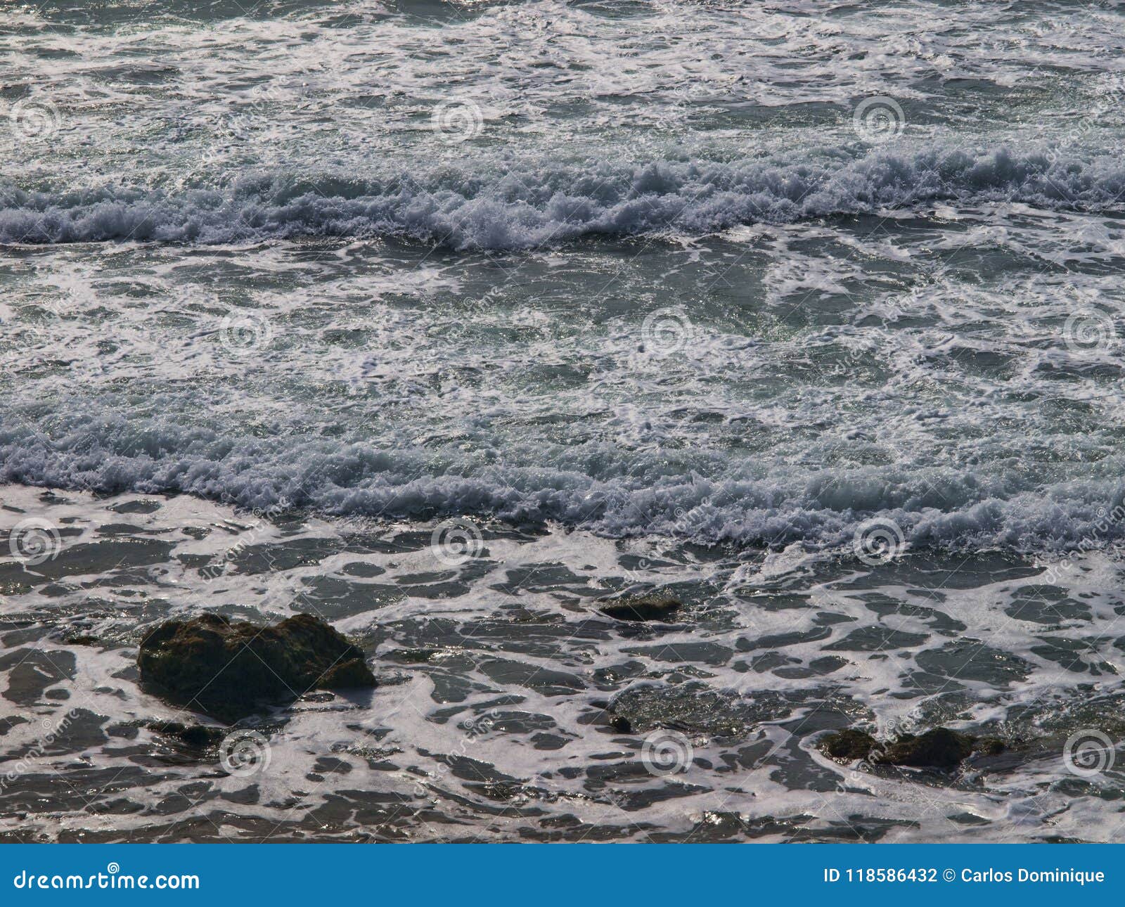 Playa En El Pueblo Indalo Mojacar Foto de archivo - Imagen de océano ...