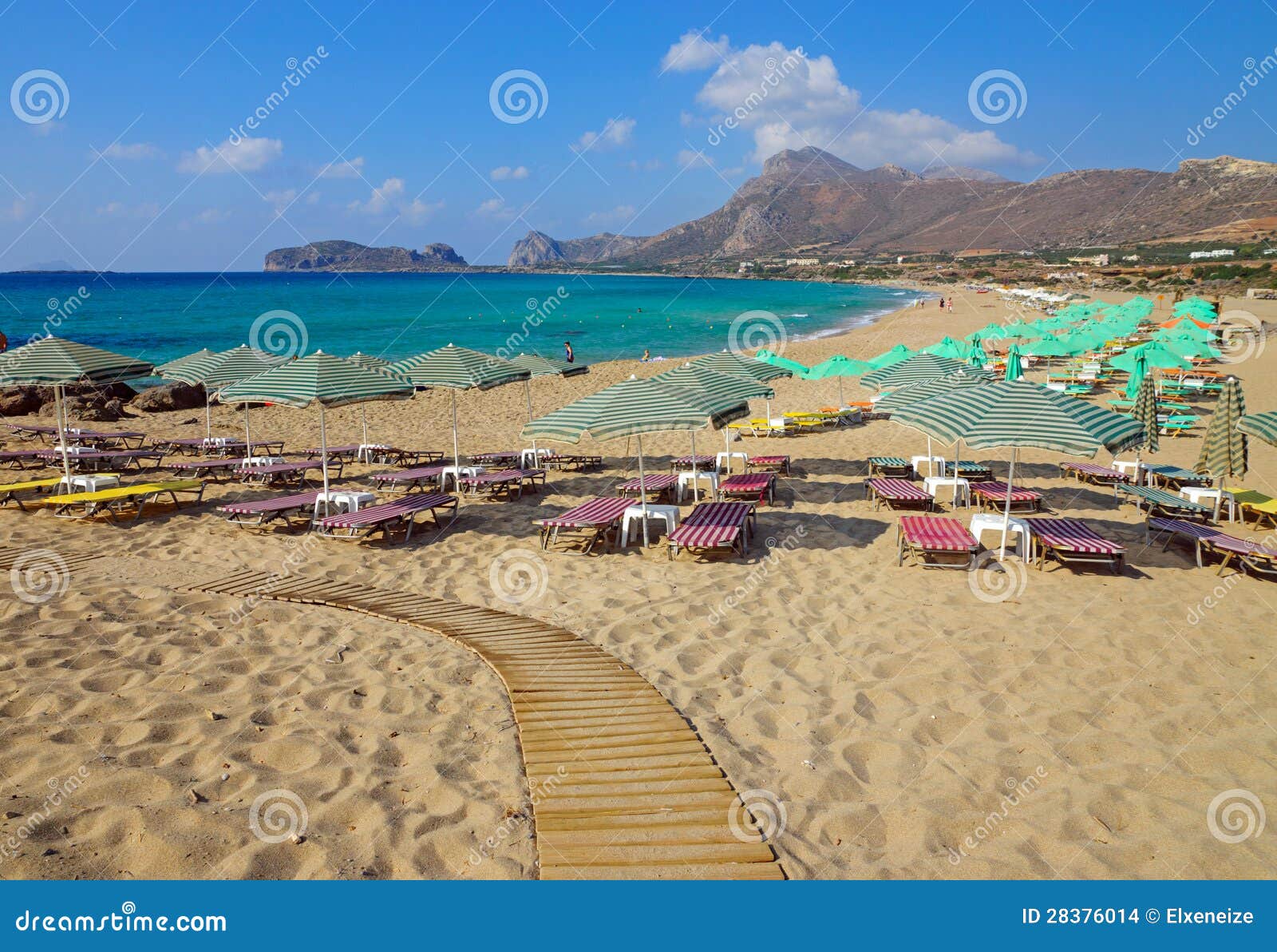 Playa En La Isla De Creta, Grecia Foto de archivo - Imagen de roca ...