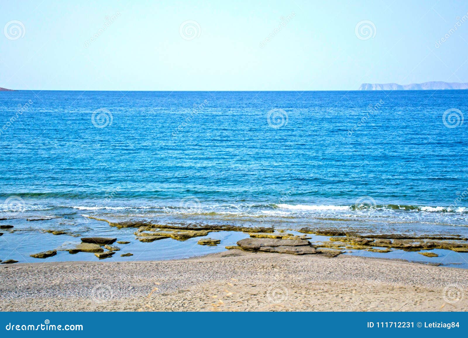 Playa Maravillosa En La Isla De Creta Imagen de archivo - Imagen de ...