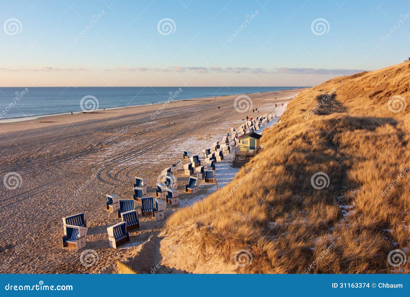 Playa Reservada De Mar Del Norte Foto de archivo - Imagen de calma ...