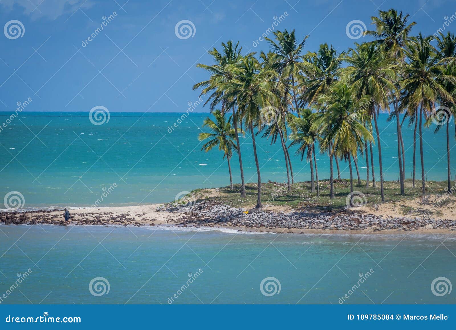 Playas Del Brasil - Maracajau RN Foto de archivo - Imagen de azul, agua ...