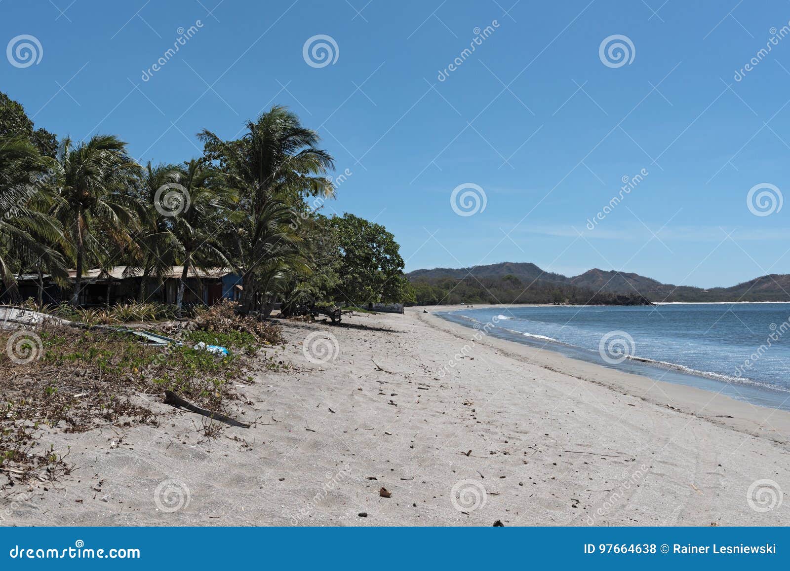 Playas Del Coco on the Pacific Coast, Costa Rica Stock Photo - Image of ...