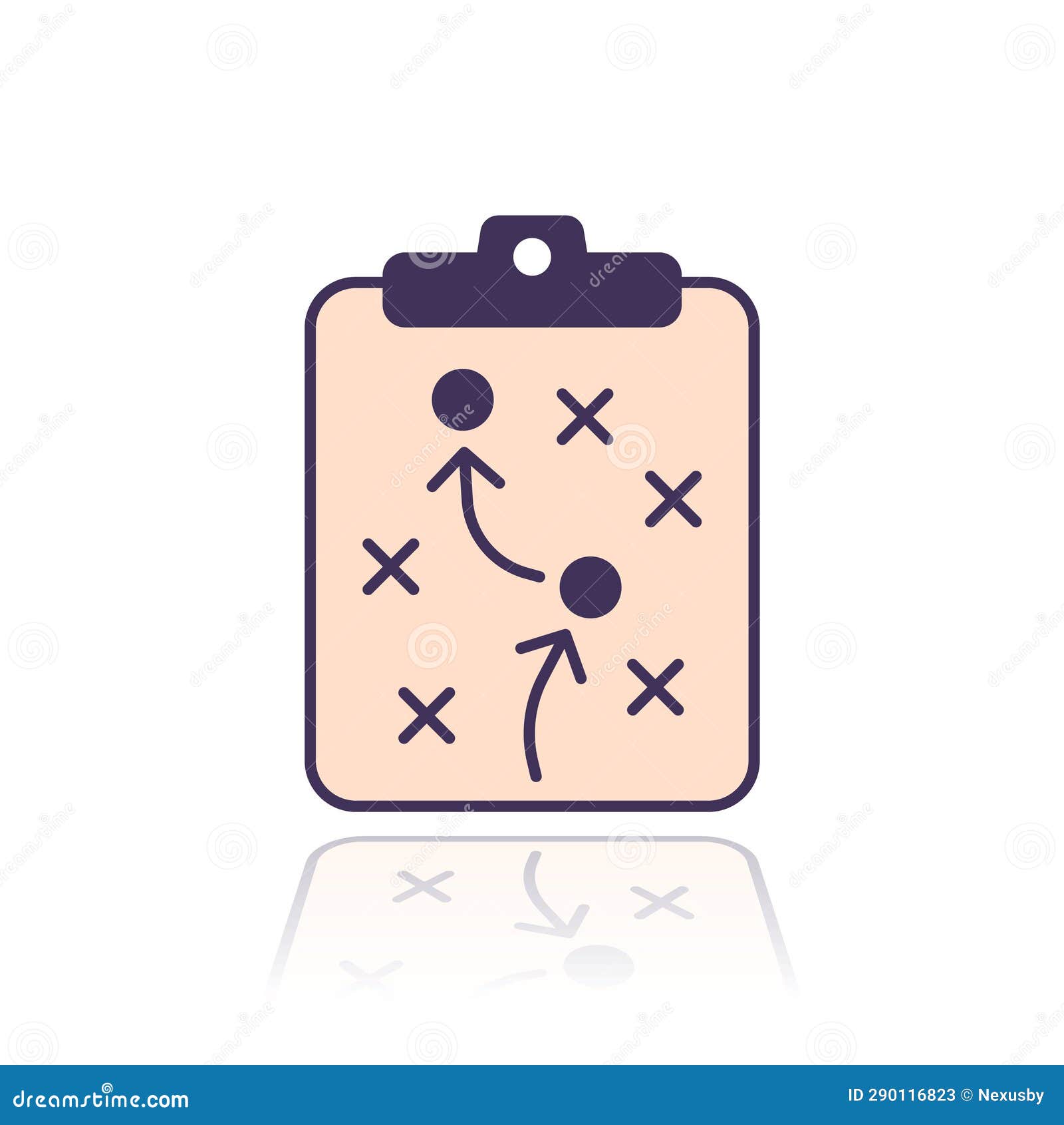 Playbook Or Game Plan Icon, Line Pictogram Cartoon Vector ... Playbook Or Game Plan Icon, Line Pictogram Cartoon Vector ...